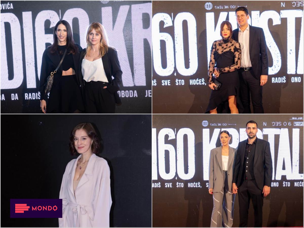 Na premijeru filma "Indigo kristal" stigle su brojne poznate ličnosti ...